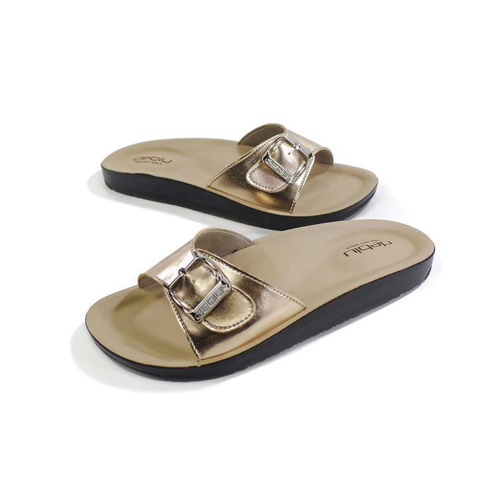 รองเท้าแตะเพื่อสุขภาพ DEBLU รุ่น L4706 รองเท้าแบบมีสาย1สาย ปรับสายได้ รองเท้าแตะสวมผู้หญิง ...