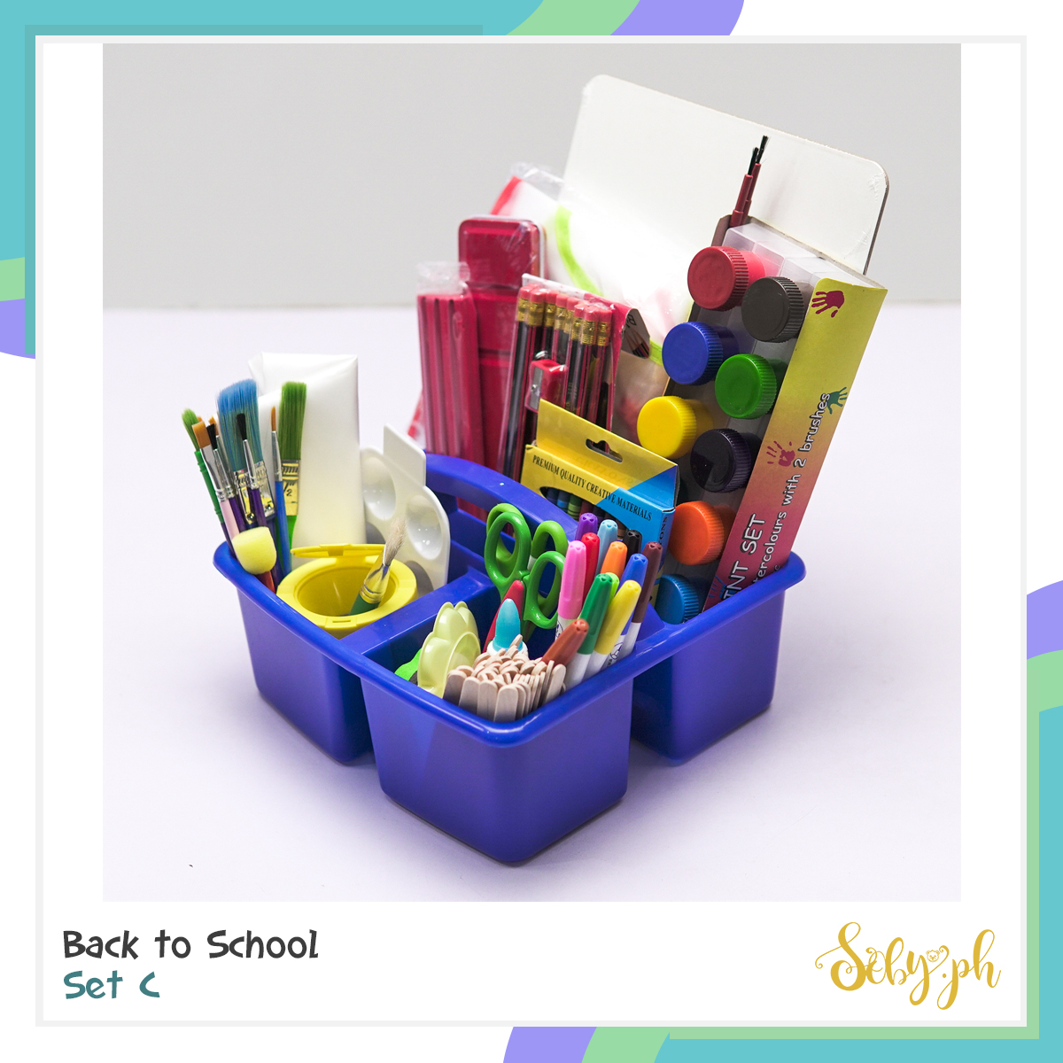 SOBY PH- Back to School Art Caddy Bundle Back to School Supplies ...
