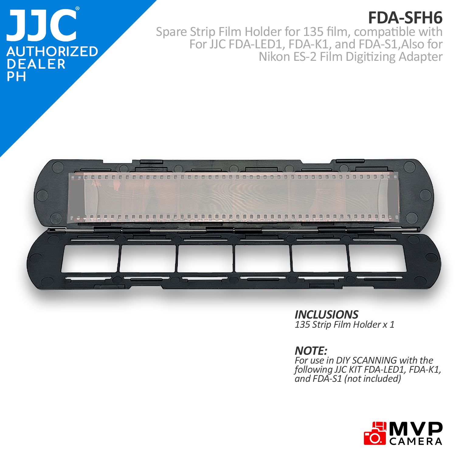 JJC FDA-SFH6 Strip Film Holder MVP CAMERA | Lazada PH