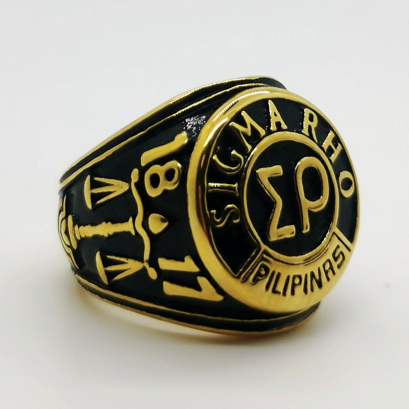 Fashion Stainless Steel Jewelry SIGMA RHO Rings for Men Size 7-14 ...