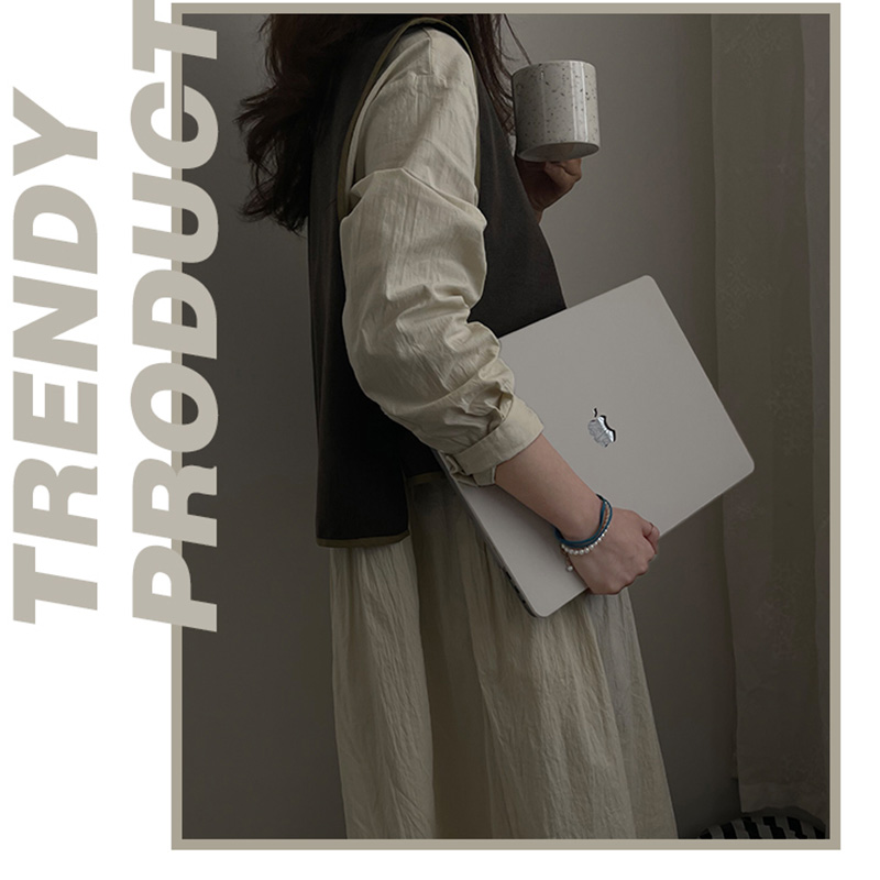 Apple logo Cute Matte Cream case for New 2022 Macbook Pro 13 14 inch 16 ...