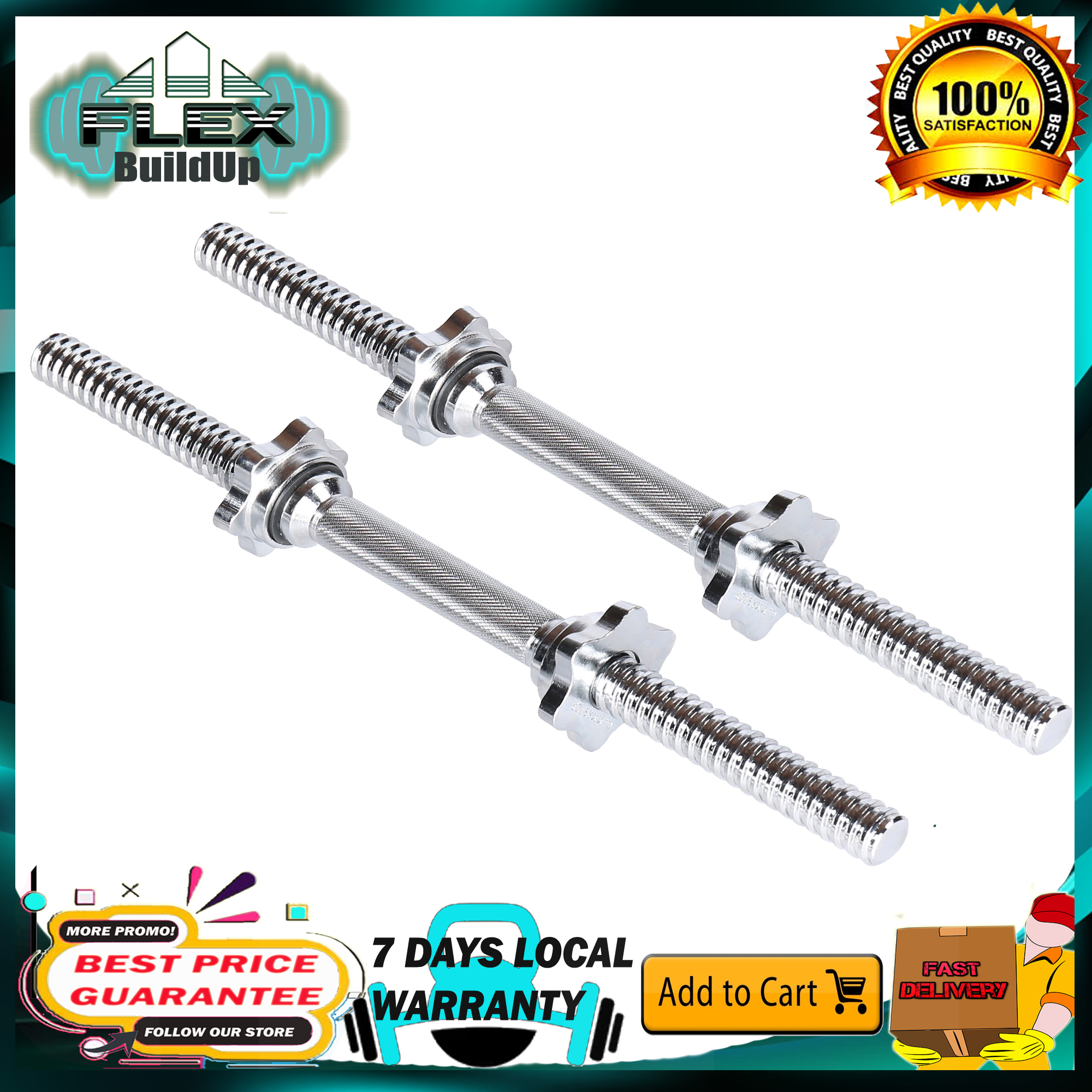 FLEX Buildup STANDARD LONG BAR assorted weights | Lazada PH