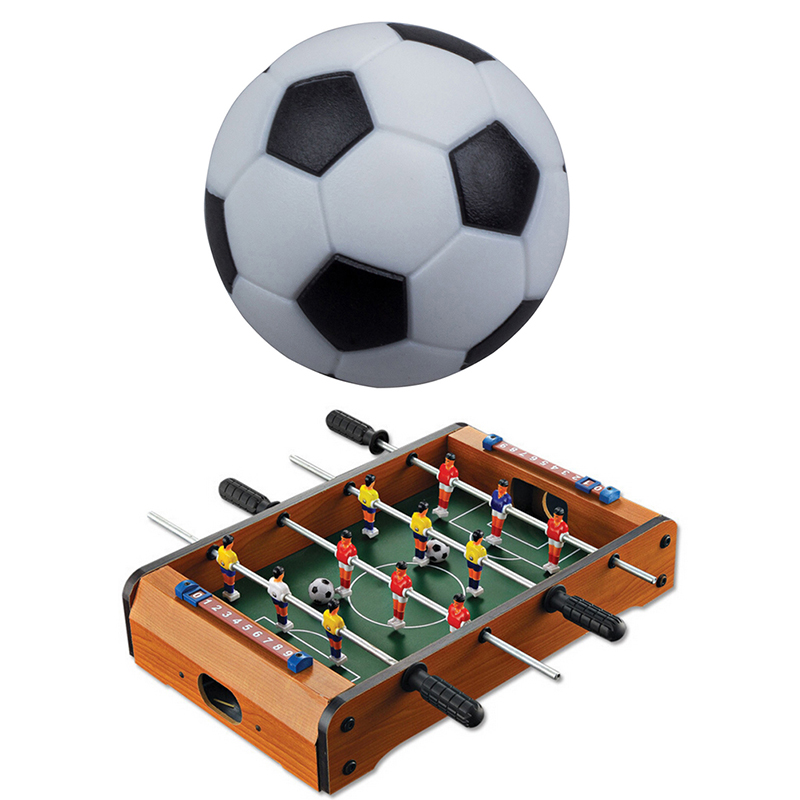 【Hot demand】【Hot demand】1pc Black and White Table Football Toy Plastic ...