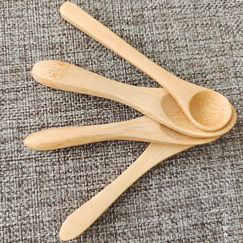 1pc Mini Wooden Spoons Small Kitchen Spice Condiment Cooking Spoon ...