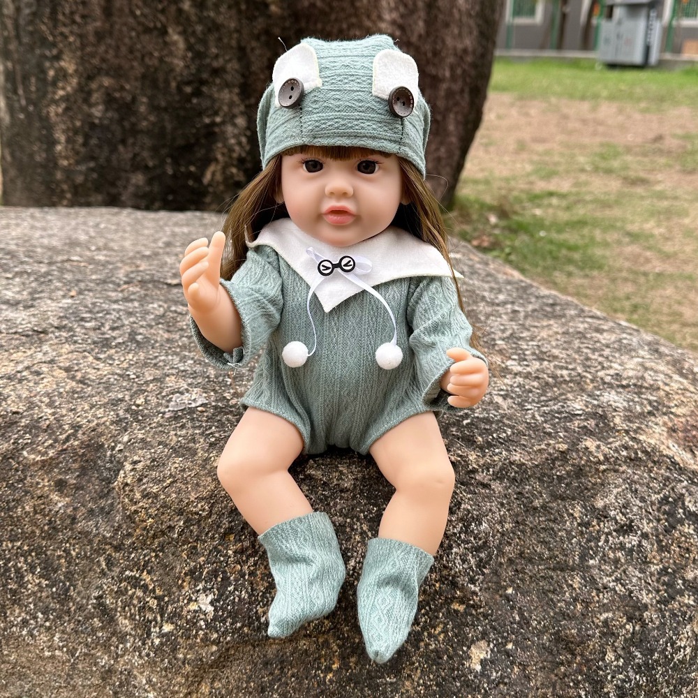 Real Looking Baby Dolls Soft Imitation Baby Doll Girl 30CM Bjd Doll ...
