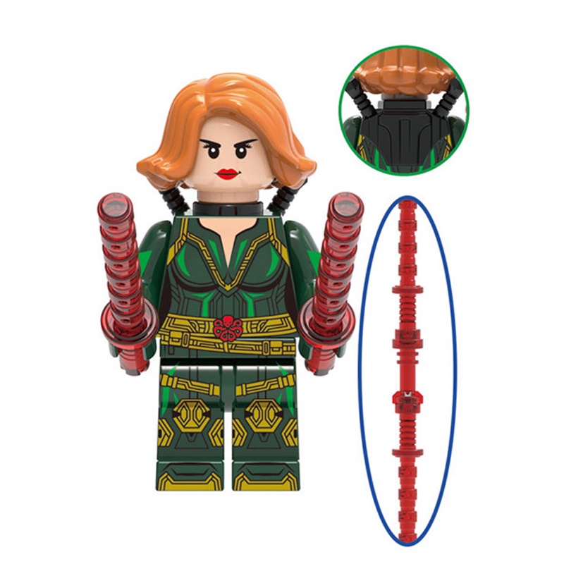 Heroes Black Window Taskmaster Crimson Dynamo Red Guardian Mini ...