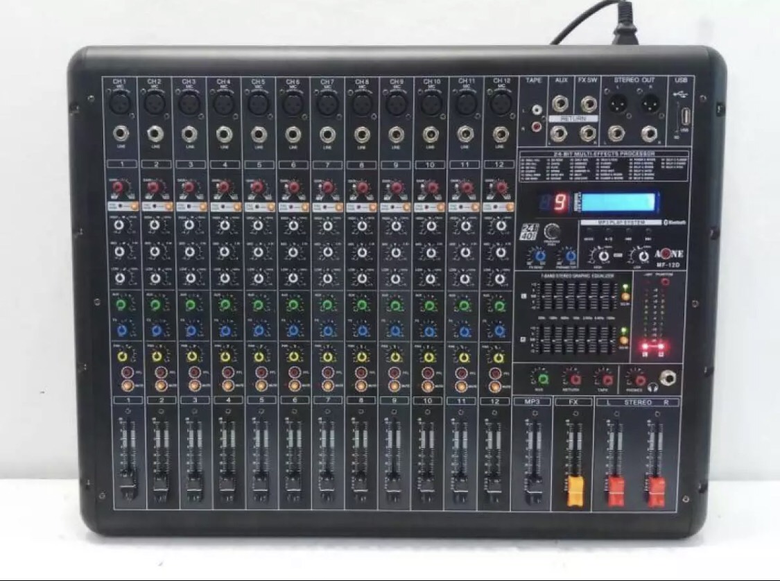 AUDIO SOUND A-ONE เพาเวอร์มิกเซอร์ ขยายเสียง16000W PM.PO 12CH Power ...