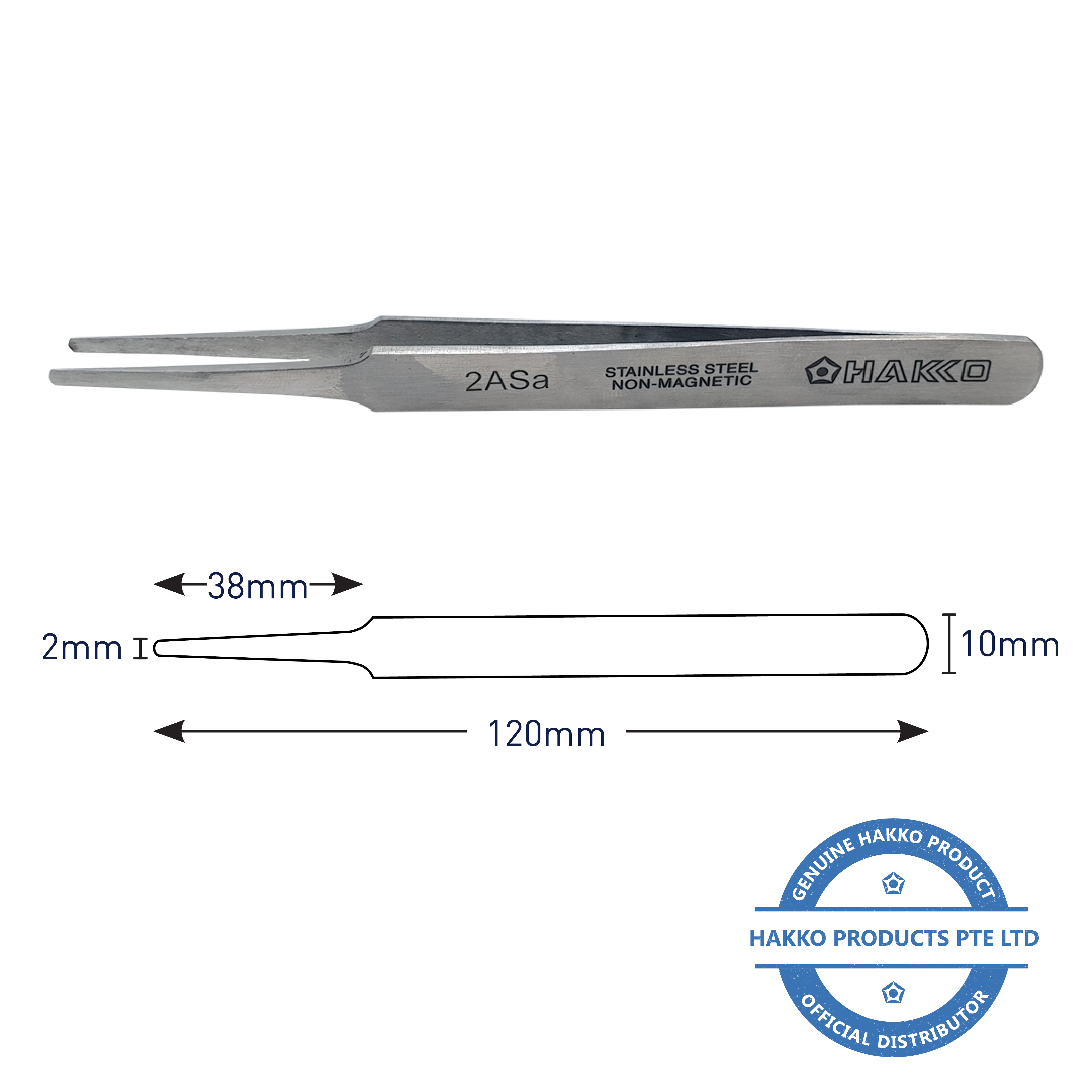 HAKKO OOSA SSSA 3CSA 7SA 2ASA Stainless Steel Tweezers | Hakko Products ...