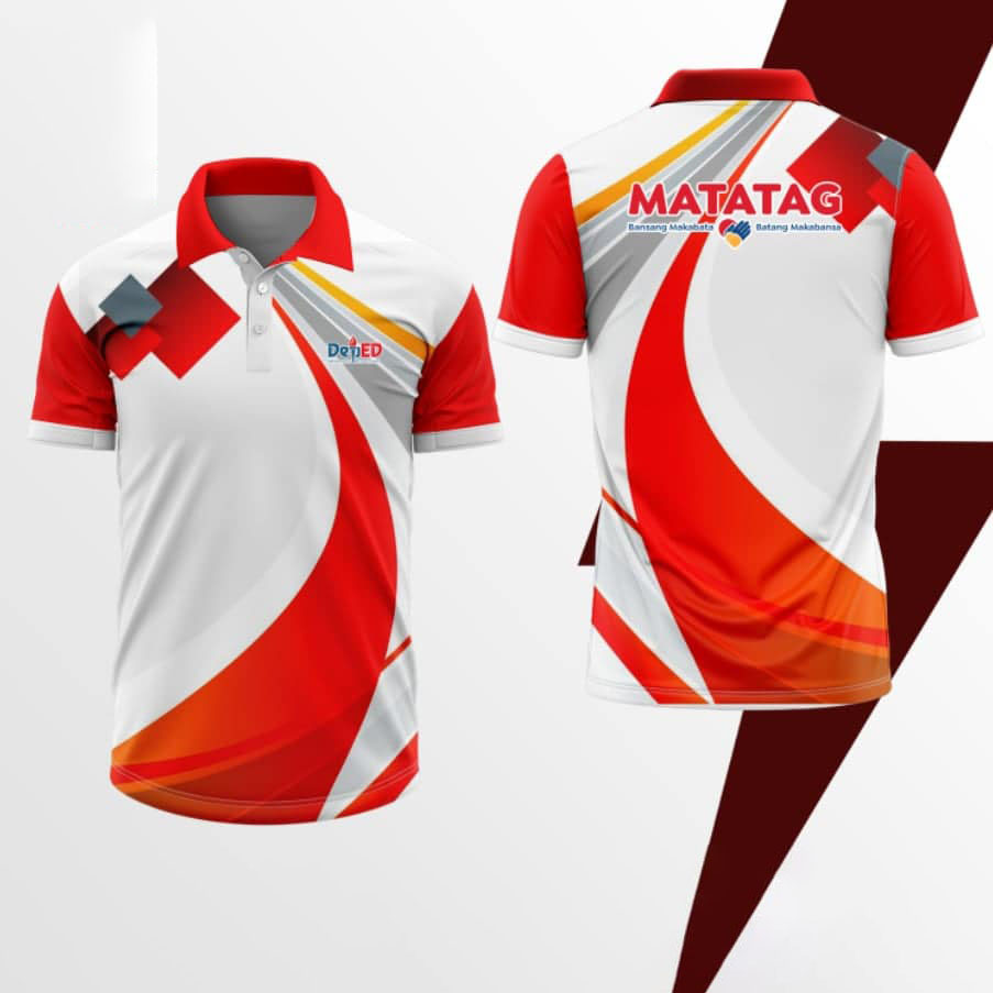 PL-915 DEPED MATATAG POLO UNIFORM FULL SUBLIMATION POLO-Shirt FOR WOMEN ...
