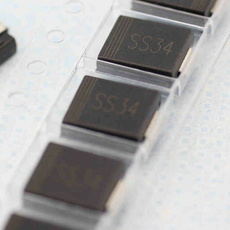 10ชิ้น SS34 SK34 3A/40V 1N5822 SMC DO-214AB ไดโอด Schottky - SZNYT ...