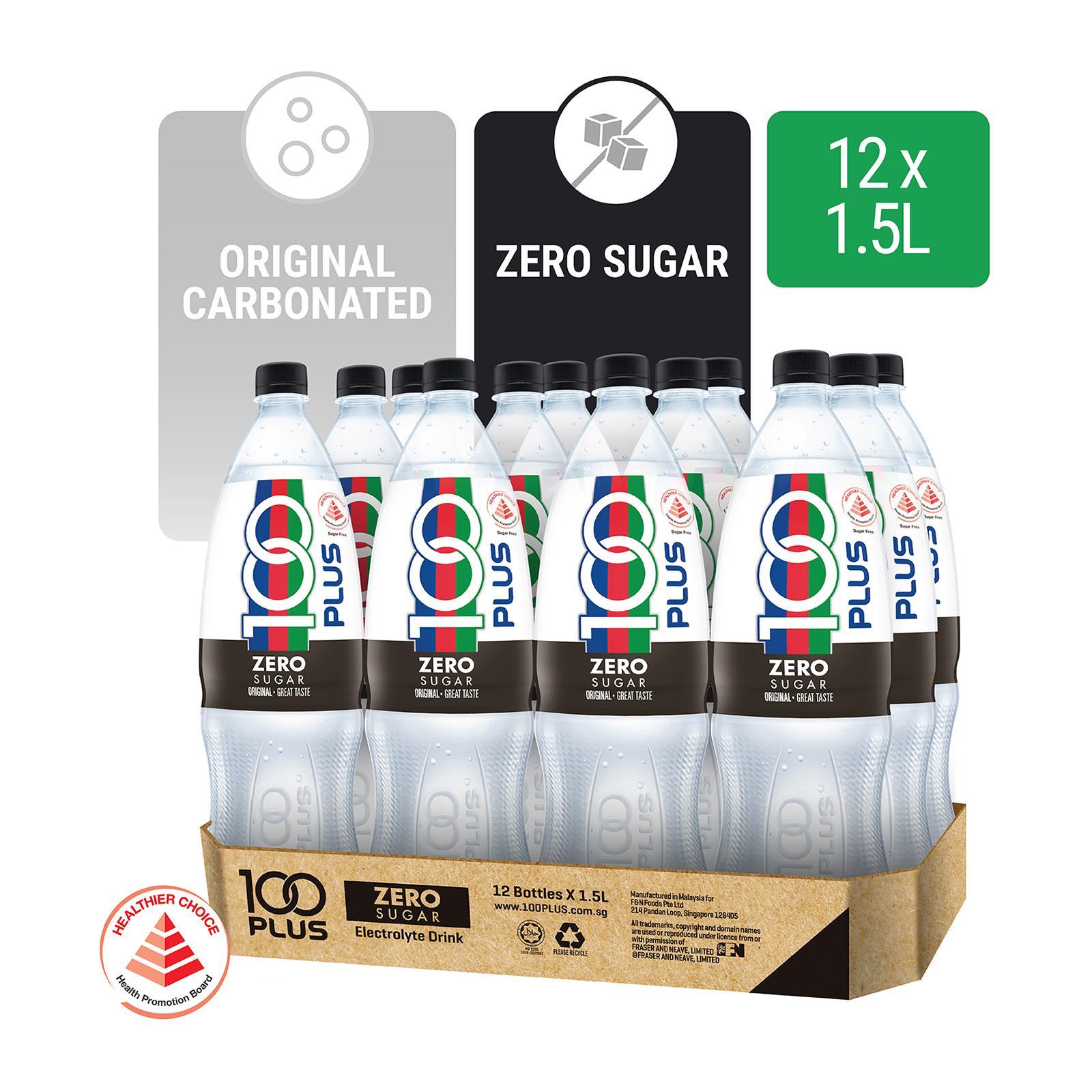 100PLUS Zero Sugar Isotonic Drink 1.5L x 12 | Lazada Singapore