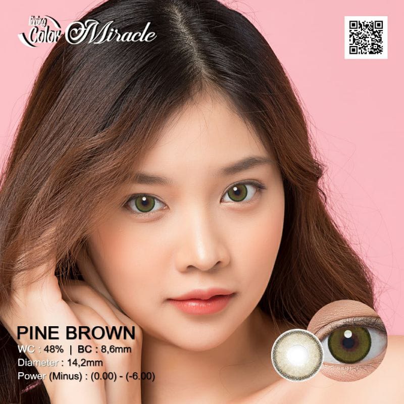 {BISA COD} SOFTLENS LIVING COLOR MIRACLE / NORMAL & MINUS (-0.50 S/D -6 ...