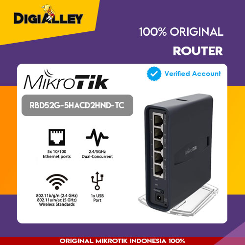 MikroTIK RB952 Ui 5ac2nD TC 952Ui hAP TC AC Lite Dualband Wireless TC ...