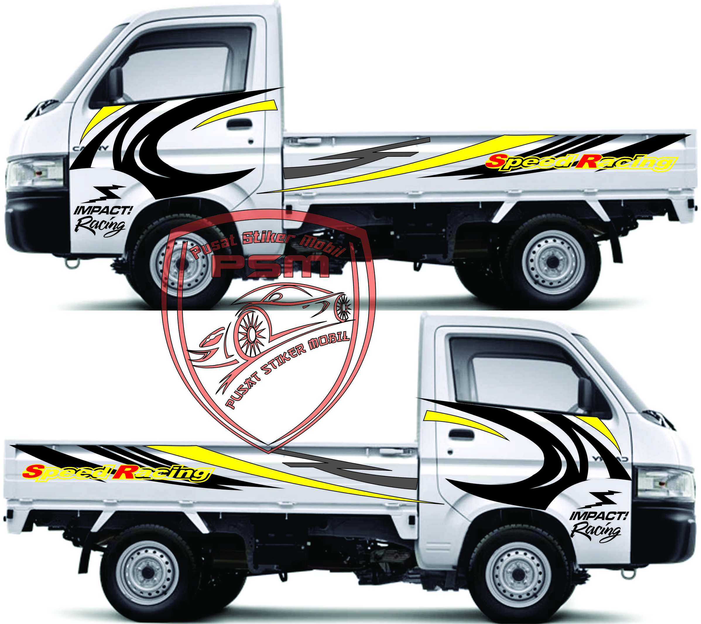 Cutting stiker mobil pick up l300 stiker mitsubishi l300 suzuki apv ...