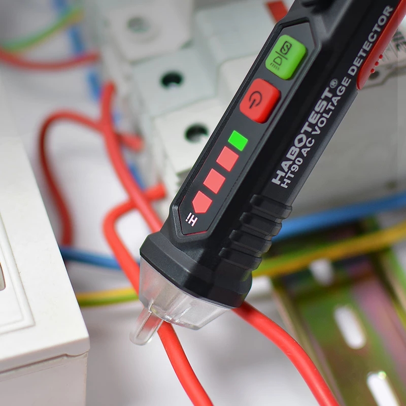 HABOTEST HT90 Non-Contact AC Voltage Detector Tester Pen Smart 12-1000V ...