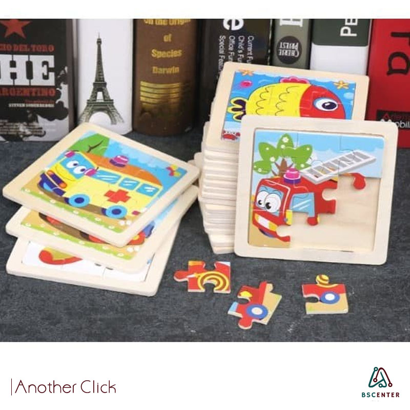 Puzzle Jigsaw Kubus Bahan Kayu/Puzzle Anak 9 Keping | Lazada Indonesia