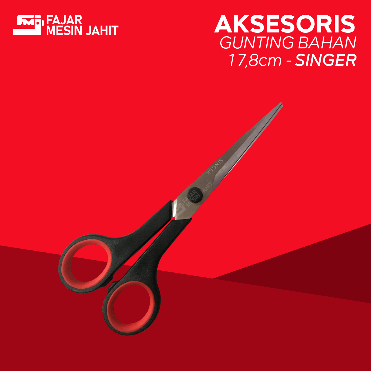 Gunting Bahan Kain Original SINGER 17,8cm | Lazada Indonesia