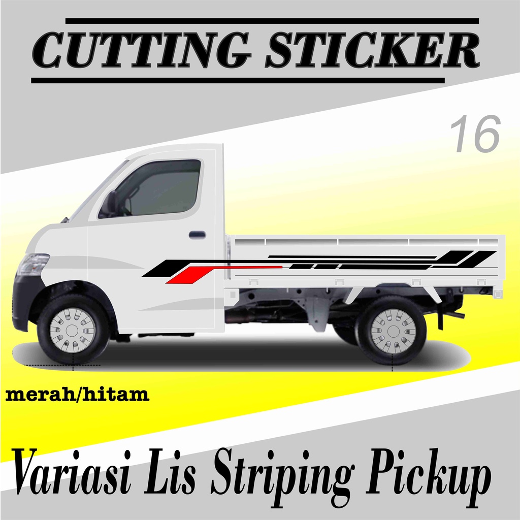 Cutting stiker mobil pick up stiker mobil pick up grand max carry l300 ...