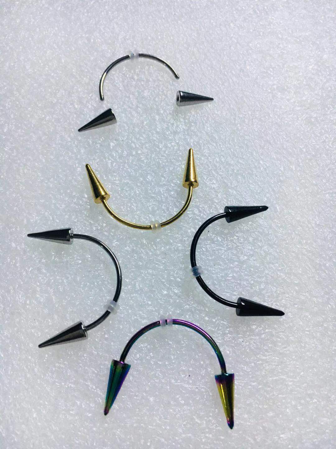 【Surprise Price】Halloween New Vampire Tiger Tooth Pointed Lip Ring ...