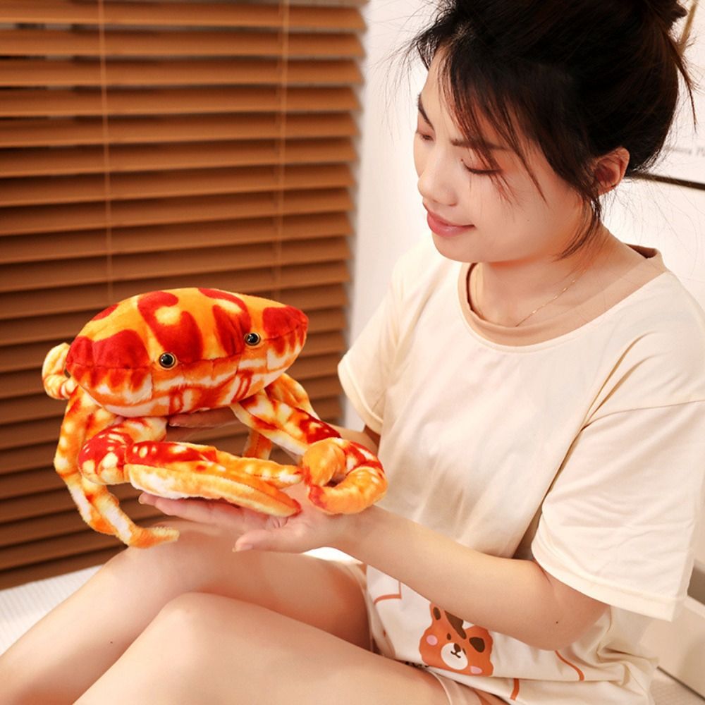 Cute Emulational Crab Simulation Crab Plush Toy Fluffy Collection Crab ...