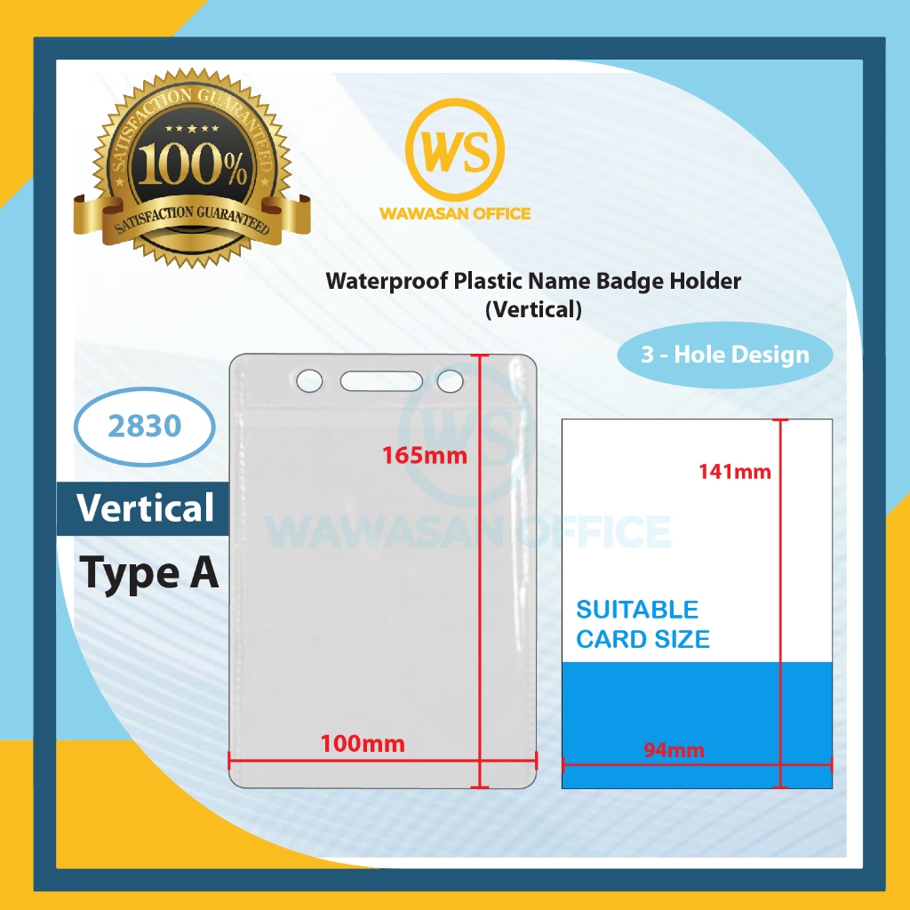 PVC Name Badge Holder / ID Card Holder / ID Holder / Name Tag Holder ...