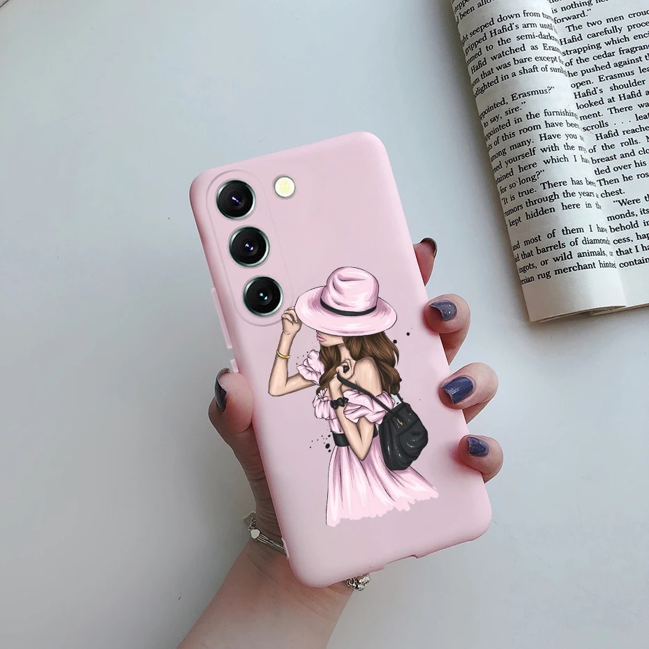 Girls Series Case For Samsung Galaxy S23 5G Cases Candy Soft Silicone ...