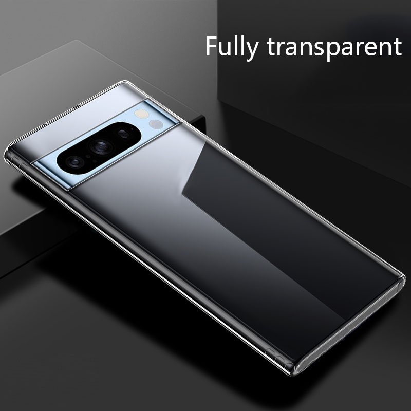 Tokifu For Google Pixel 8 Pro Back Cover Soft Casing Transparent TPU ...