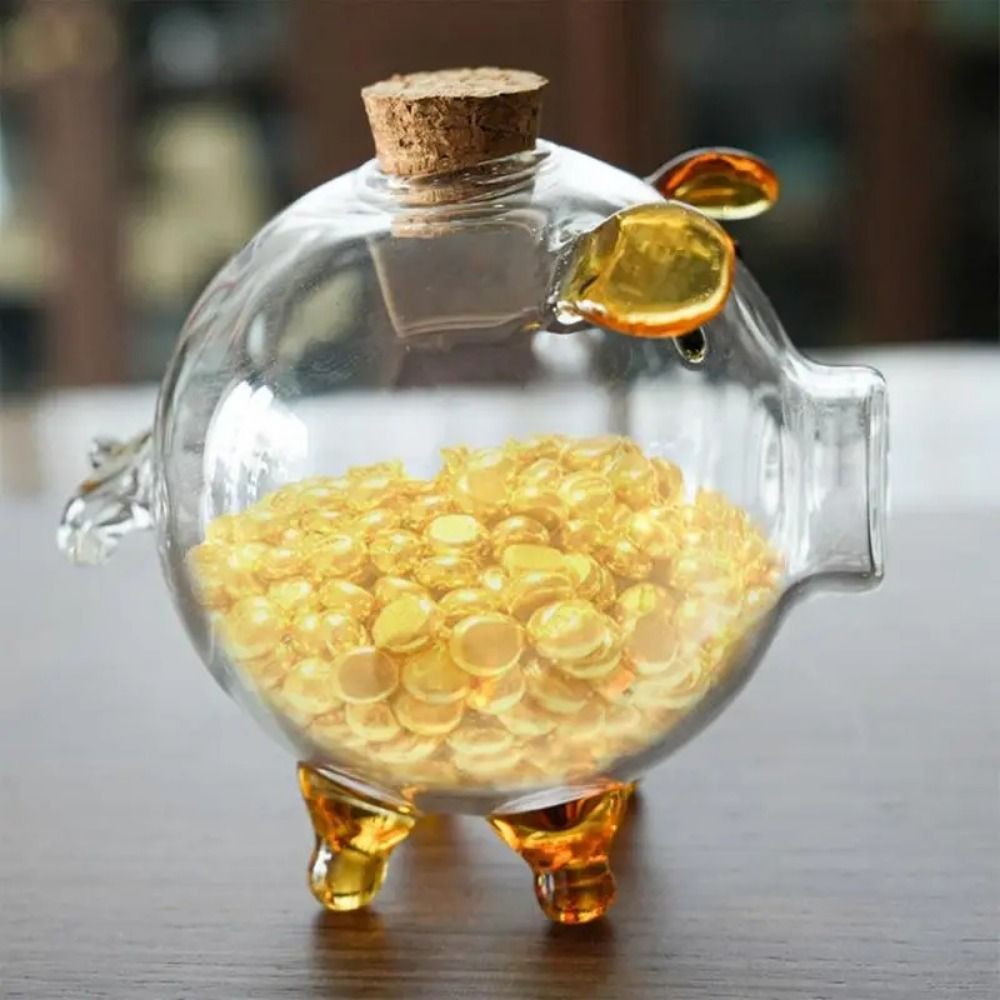 Cute Cartoon Piggy Money Bank Multi-purpose Lightweight Coins Saving ...