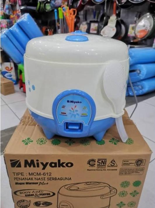 MIYAKO RICE COOKER / MAGIC COM MCM 612 / RICE COOKER BERSTANDAR SNI ...
