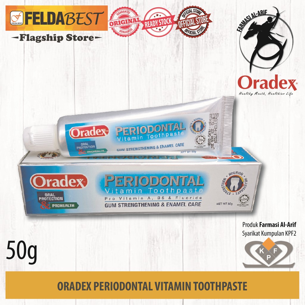 ORADEX Periodontal Vitamin Toothpaste 50g | Lazada