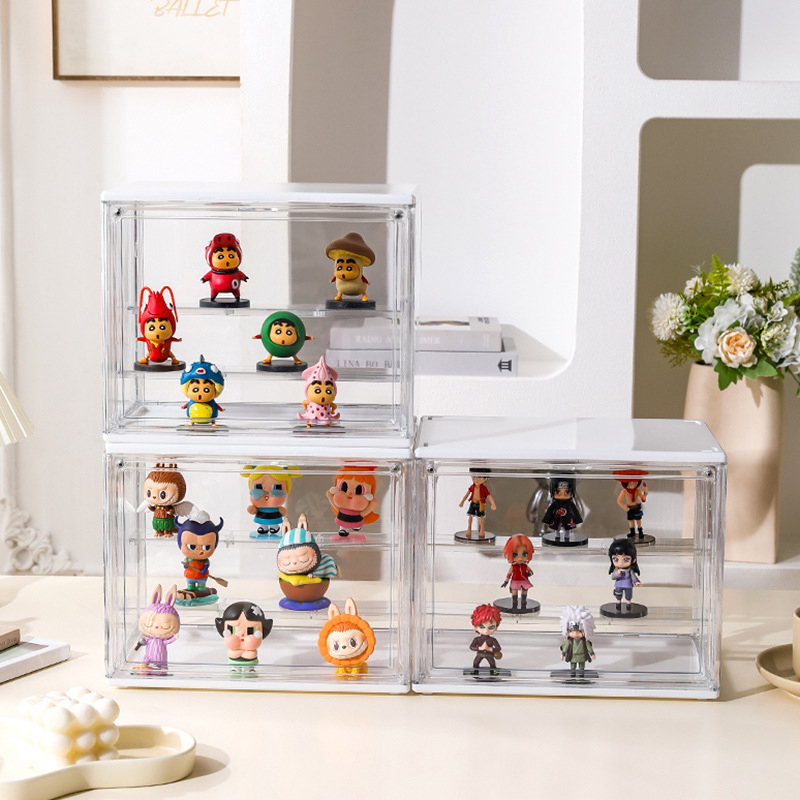Display Rack Transparent Ladder Anime Car Model Blind Box Cardboard Box ...