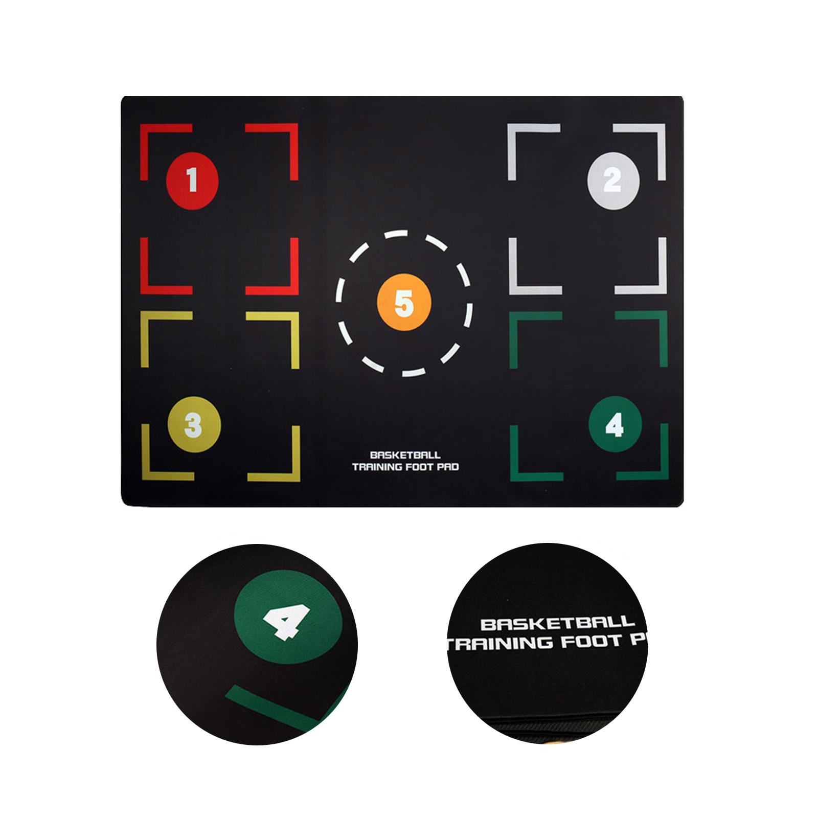 TOOYFUL Basketball Footstep Training Mat Accessories Exercise Cushion ...