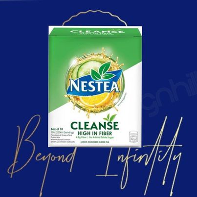 NESTEA Cleanse Lemon Cucumber Powdered Green Tea with Fiber 250ml ...