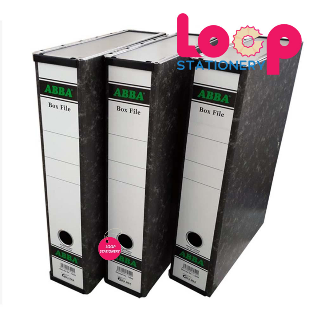 ABBA Box File Arch Box File Size F4 3'' Inch | Lazada