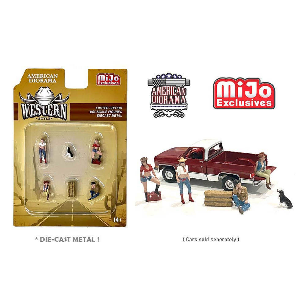 American Diorama 1:64 MiJo Exclusives Figures Set Western Style | Lazada PH