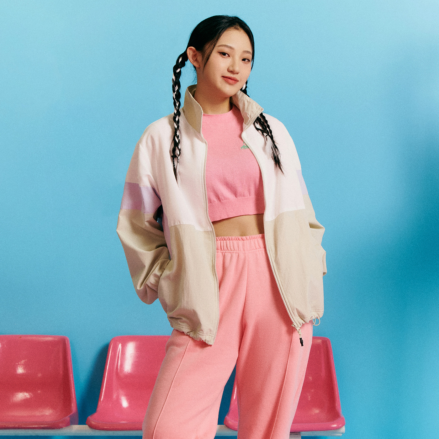 SPAO Color Matching Windbreaker Unisex SPJJC23C21 - MixASale