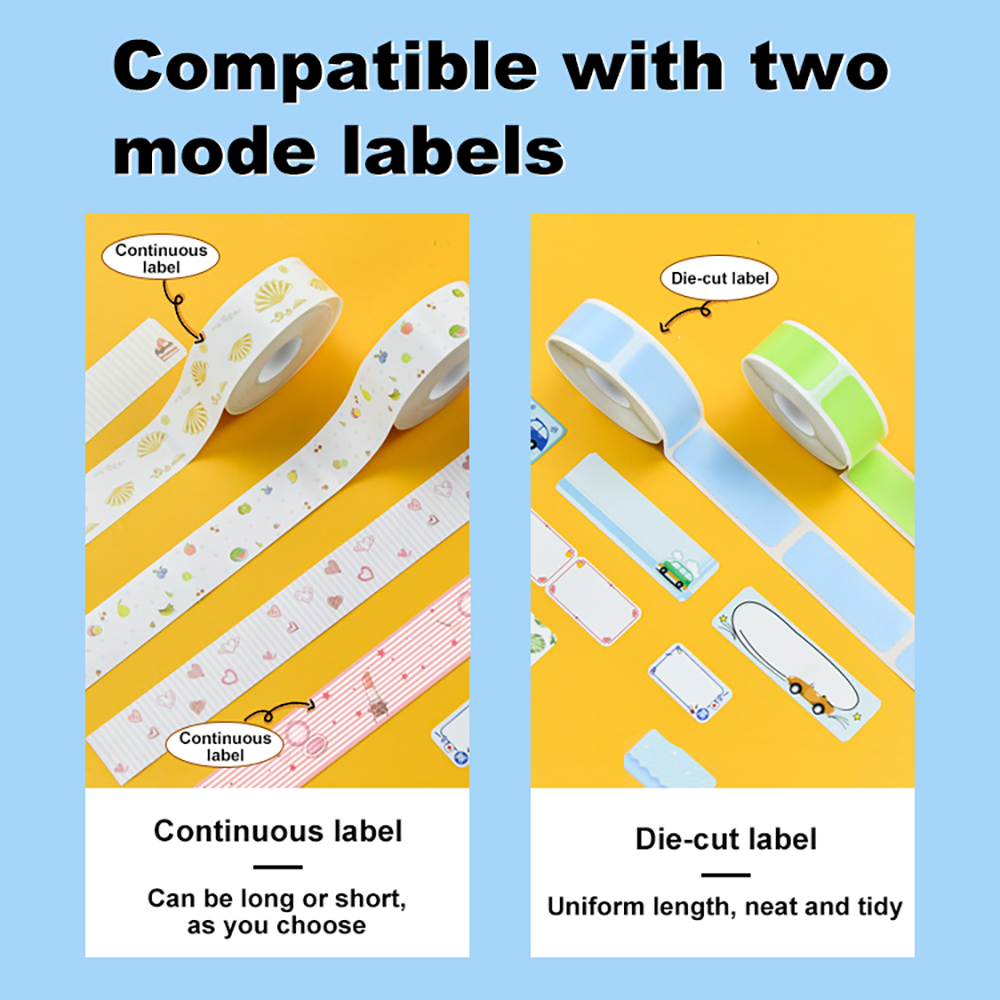 【Essential Good Item】Supvan Original Green Thermal Label Stickers Paper ...