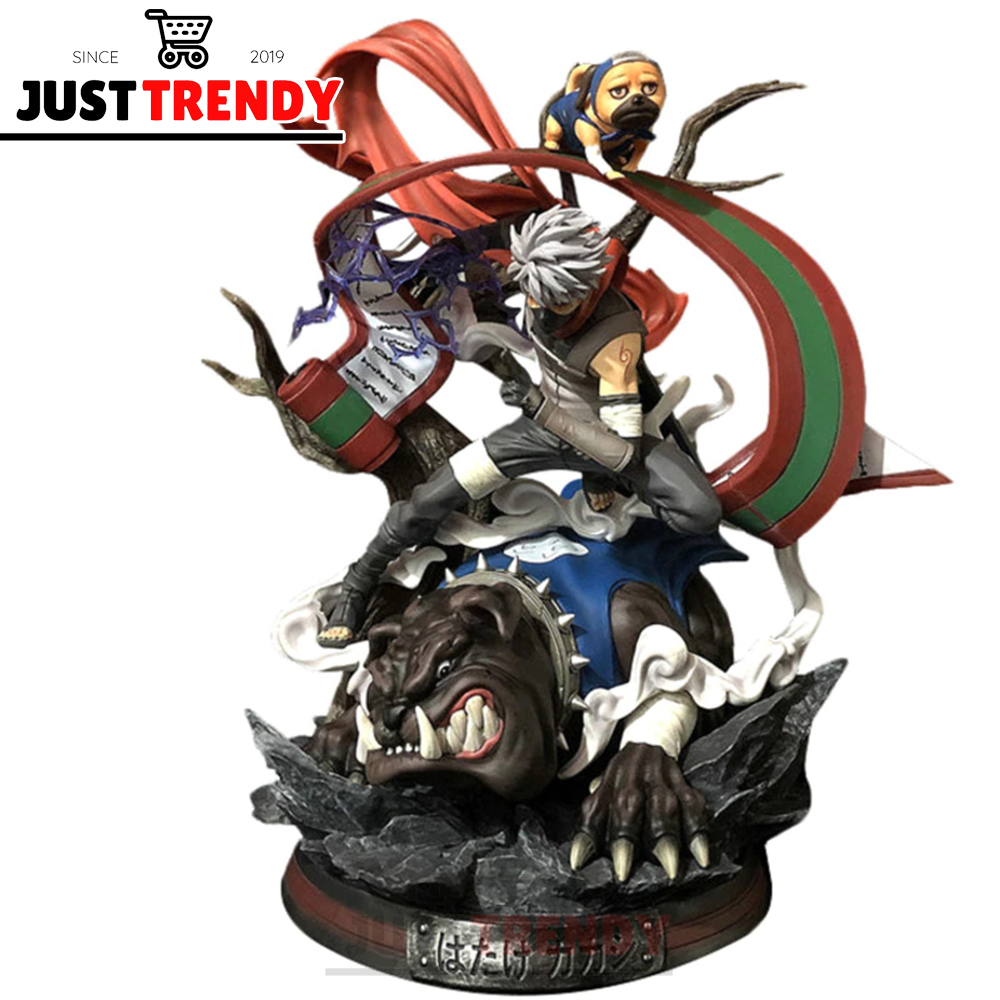 Naruto Shippuden 39cm GK Anbu Hatake Kakashi Summon Eight Ren Dogs ...