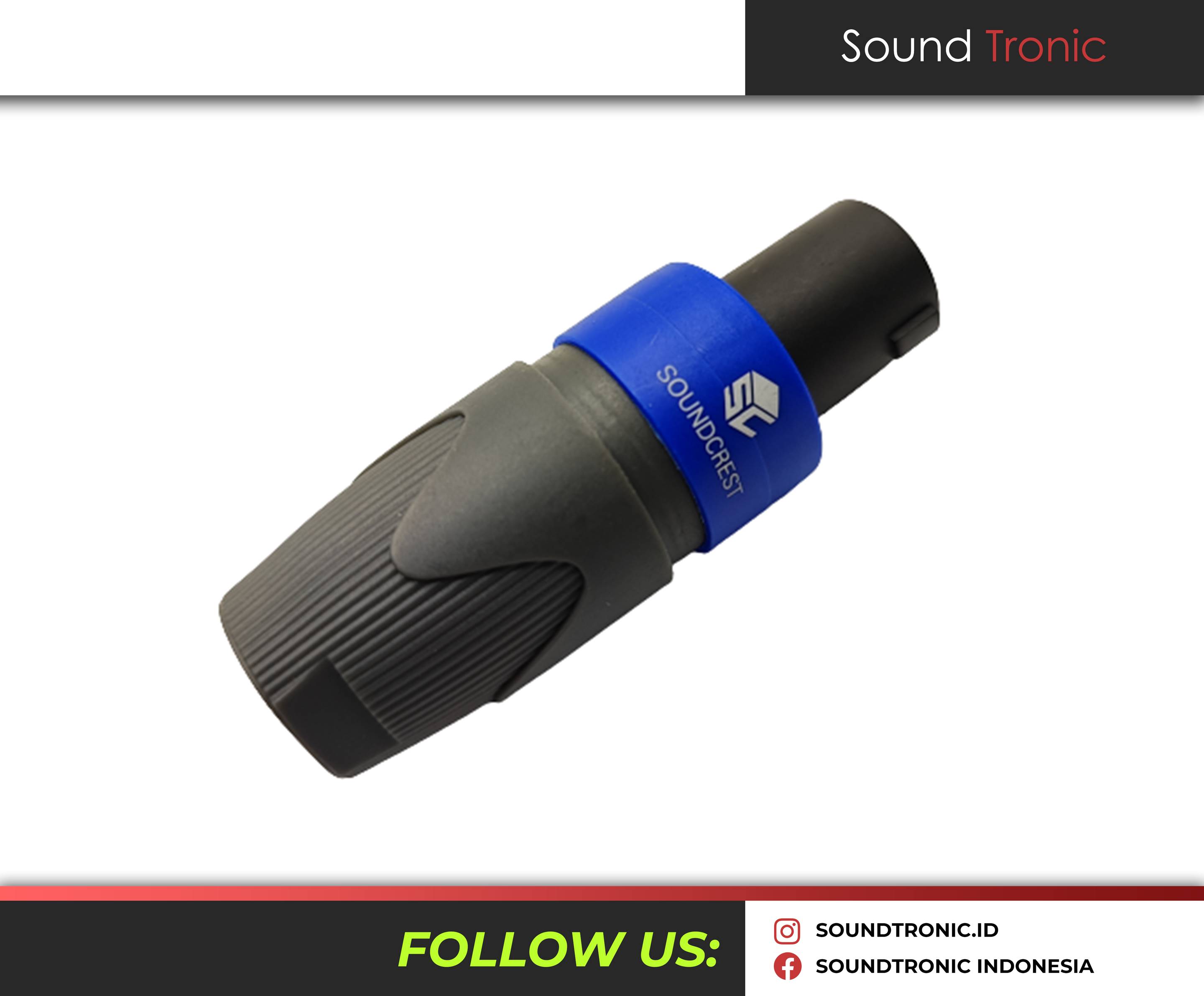 SOUNDCREST Jack Speakon 4P Biru 122A | Lazada Indonesia