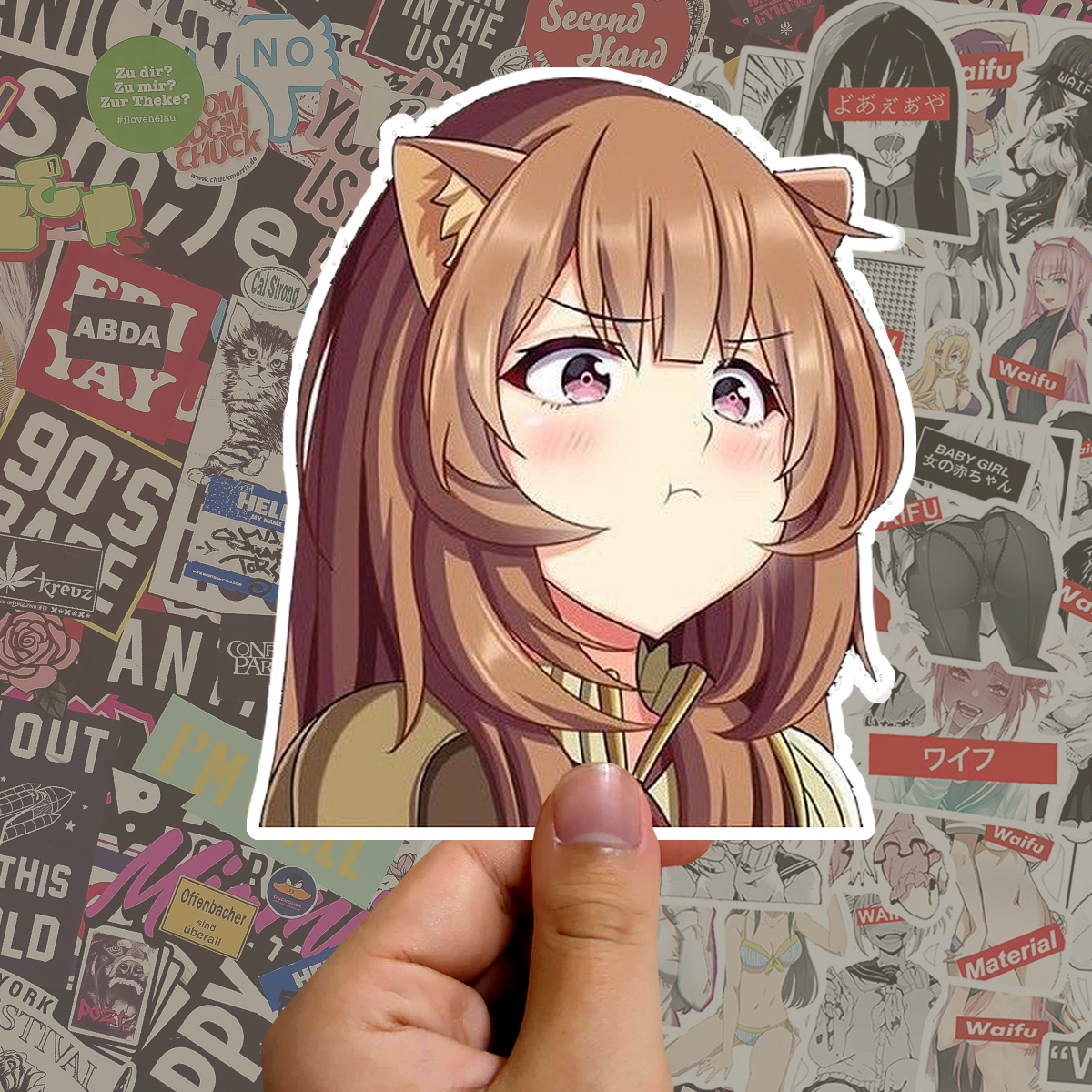 Raphtalia Anime สติ๊กเกอร์ สติกเกอร์อนิมะ Sticker The Rising of the ...