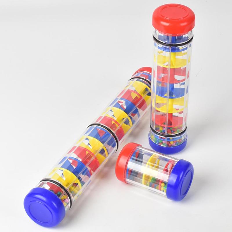 【Must-have】Wooden Rainbow Rainmaker Musical Instrument Toy Gift Rain ...