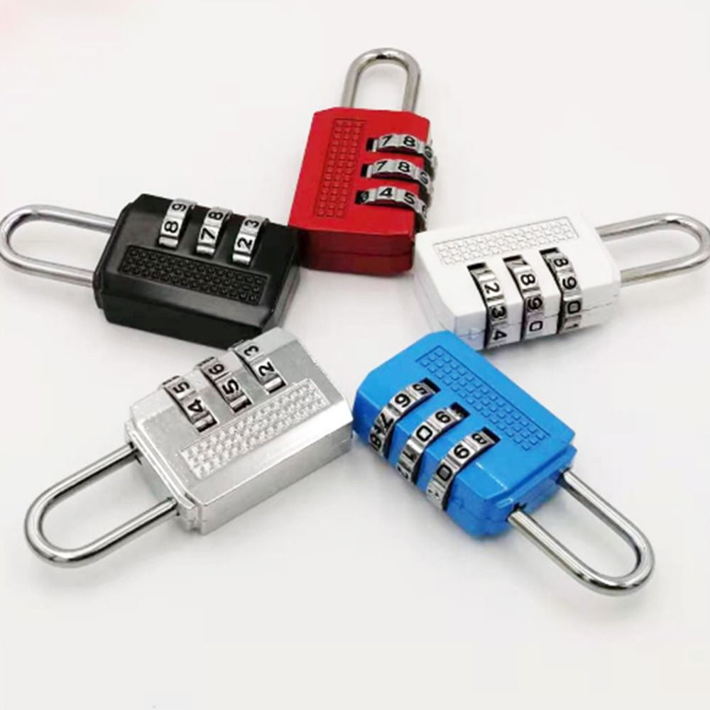 Portable Mini Number Lock 3 Digit Durable Password Lock Anti-theft ...