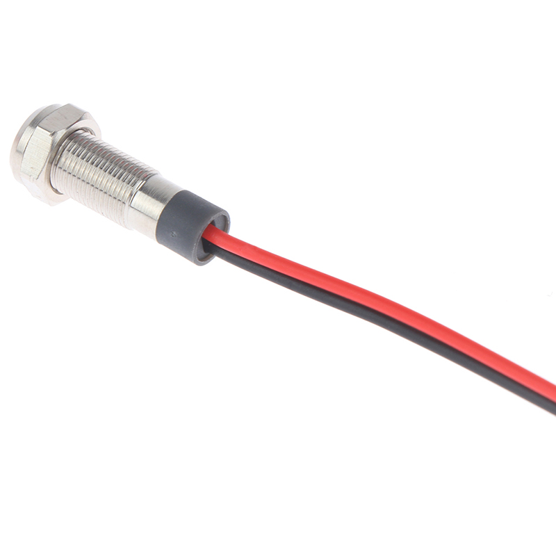 P67 waterproof 6mm led metal warning indicator light 3v 5v 6v 12v 24v ...