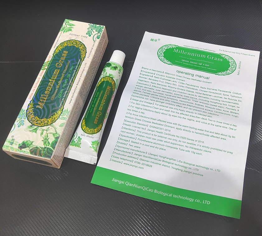 SYX SHOP Millennium Grass Ointment Cream Natural Chinese Herb Herbal ...