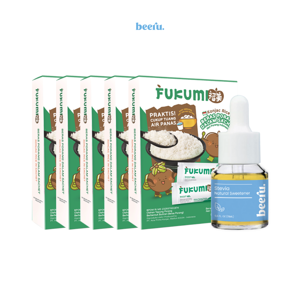 Beeru Stevia x Fukumi Beras Porang Box | Lazada Indonesia