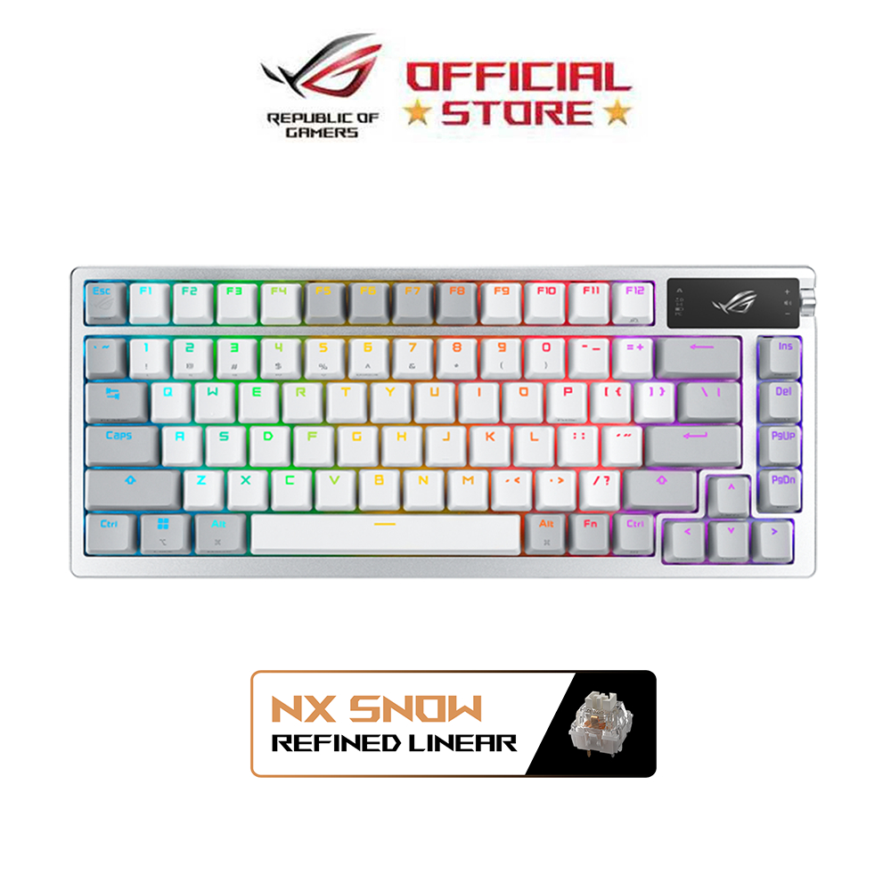 NEW Asus ROG Azoth M701 NX Switch Tri-Mode Connection OLED Display ...