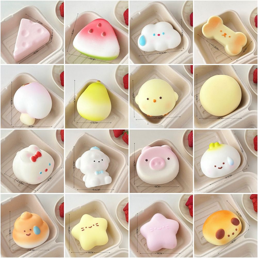 Interesting Simulated Fruit Fruit Squeeze Toy Cheese Food Cartoon ...