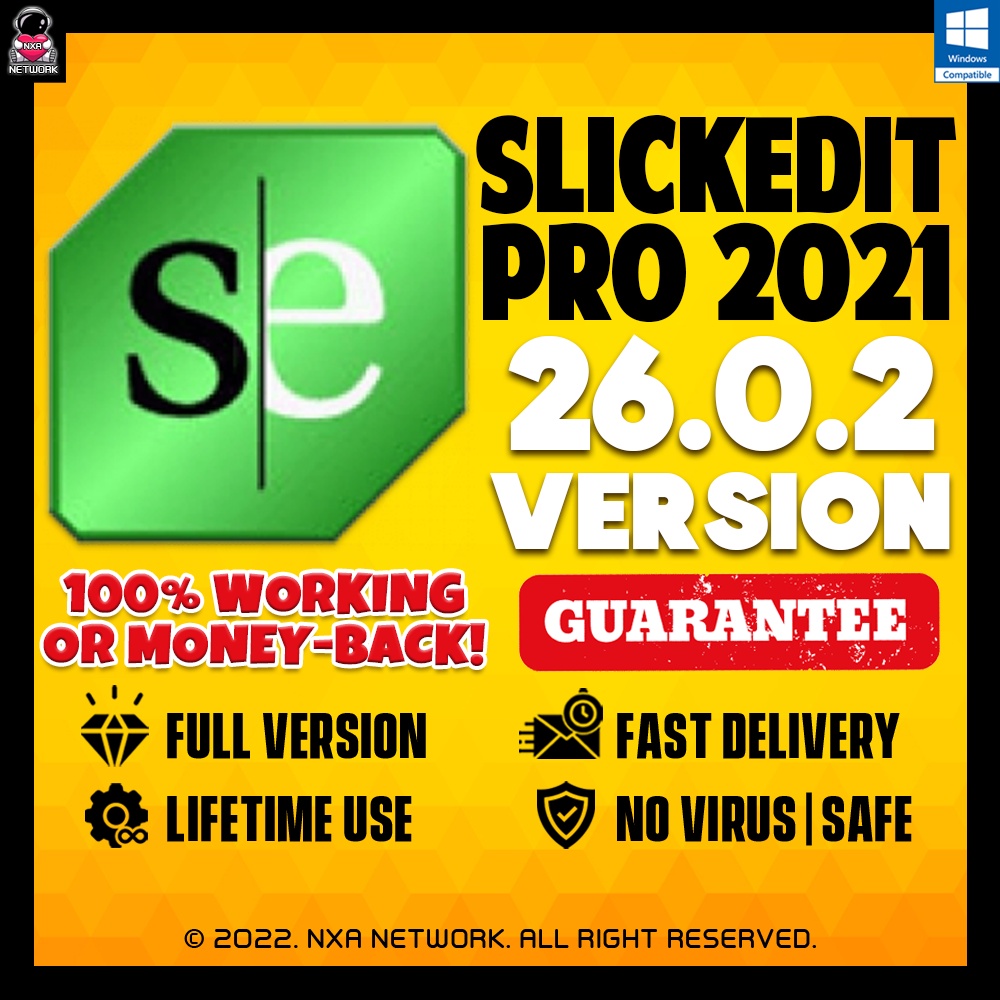 SlickEdit Pro 2021 v26.0.2 | Guide Provided | Lifetime Full Version | 100% Working | No Virus ...