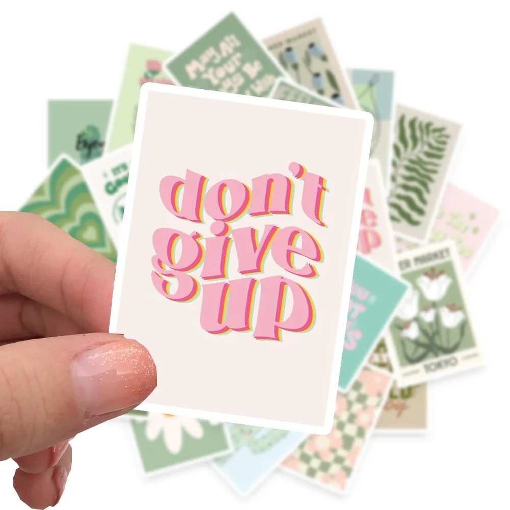 25Pcs Inspirational Quote Stickers Postive Stickers for Kids Teens ...