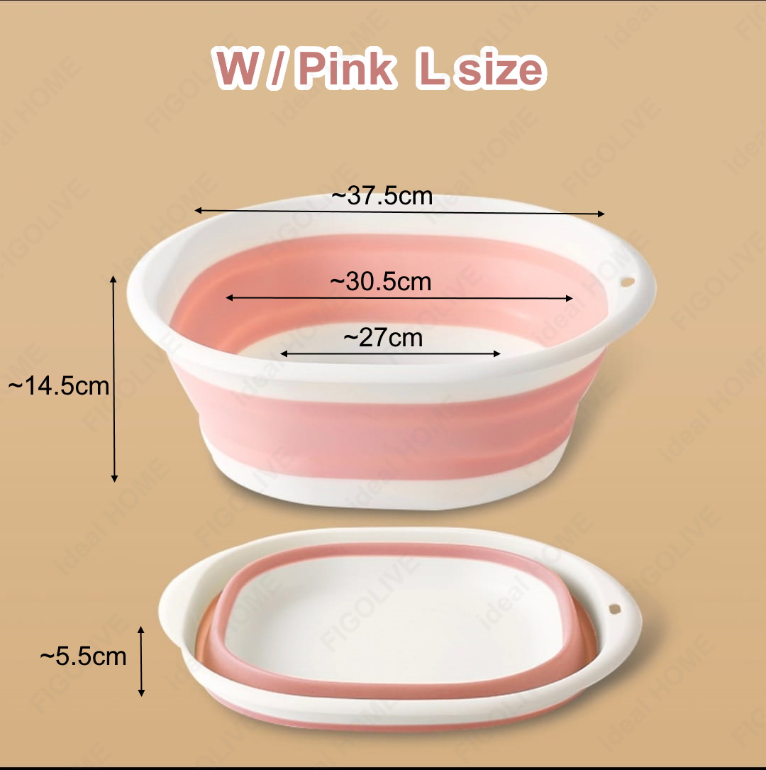 [SG Seller] Square Basin Portable Collapsible Washing Pail Wash Basin ...